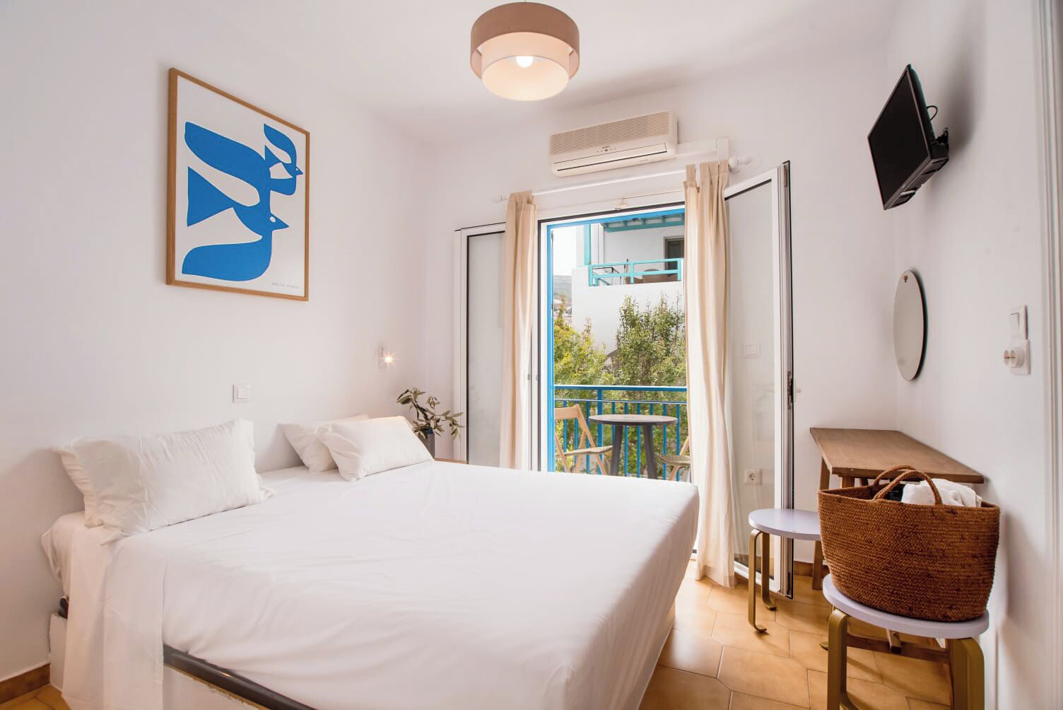 Appartement '9' Avec Vue Sur La Montagne, Wi-fi Et Climatisation - Paros