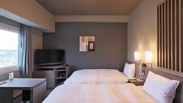 Quarto duplo conforto, para não fumantes | 1 quarto, escrivaninha, espaço de trabalho para notebook