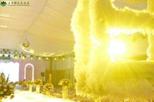 Área interna para casamento