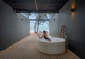 Quarto Lua de Mel, em frente à praia | Vista do quarto