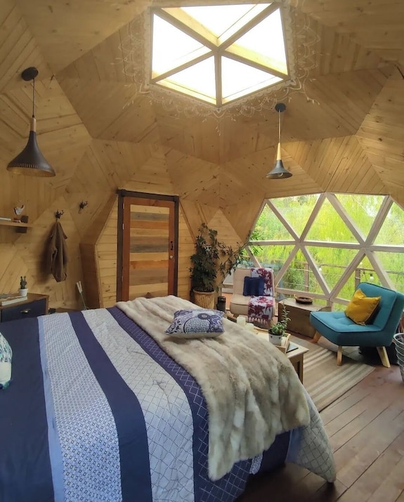 Glamping Tipo Domo Inmerso En La Naturaleza Rodeado De Fauna Y Mucha Paz - Tunja