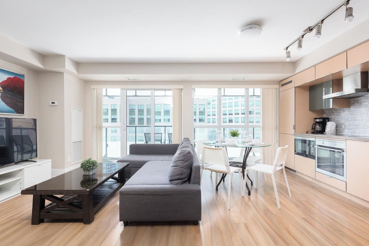 Apartamento Comfort, cozinha, Vista para a cidade | Terraço/pátio interior