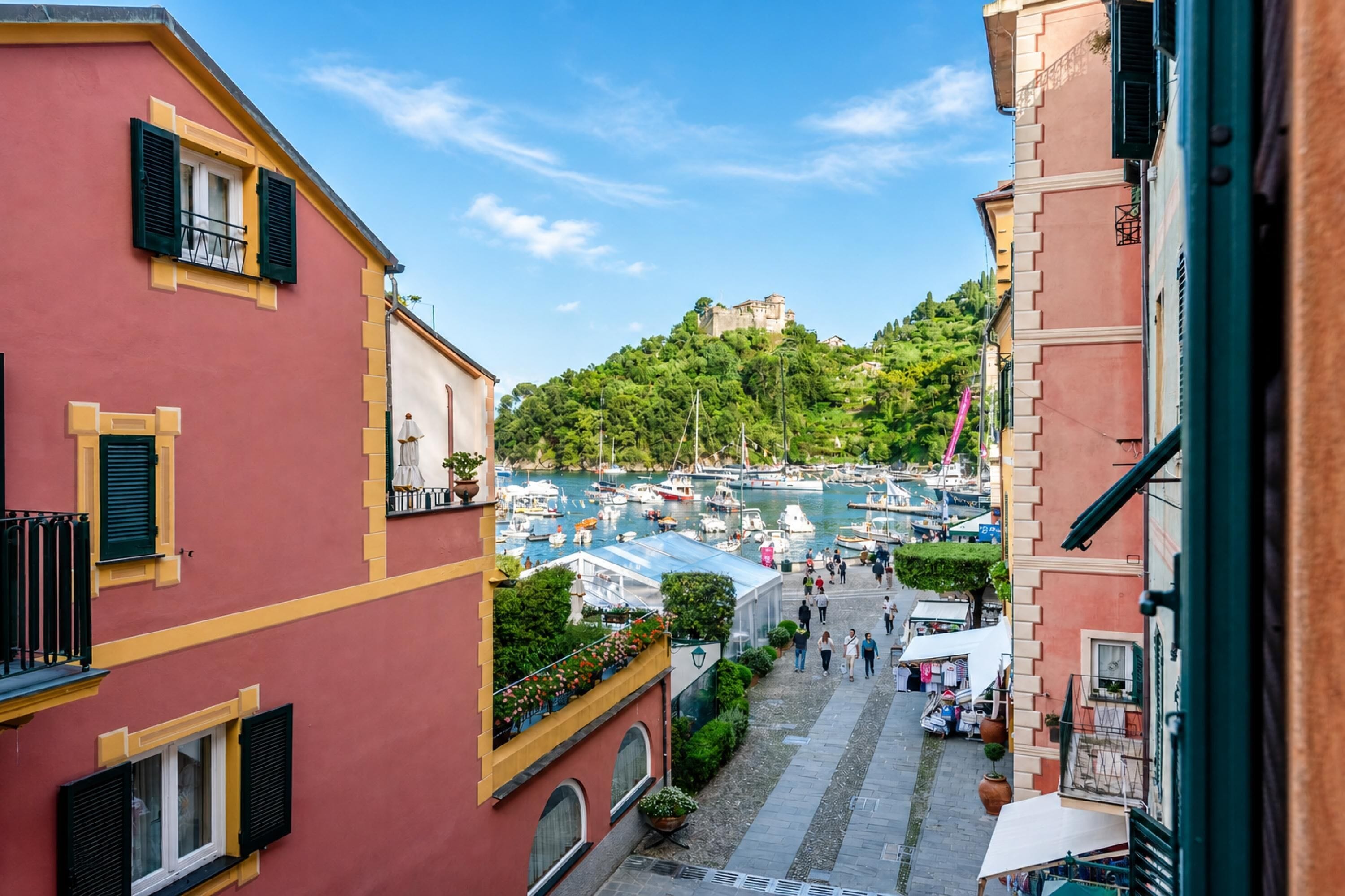 Apartamento Familiar, 2 quartos, micro-ondas (Cozy Maria Apartment in Portofino) | Vista do alojamento