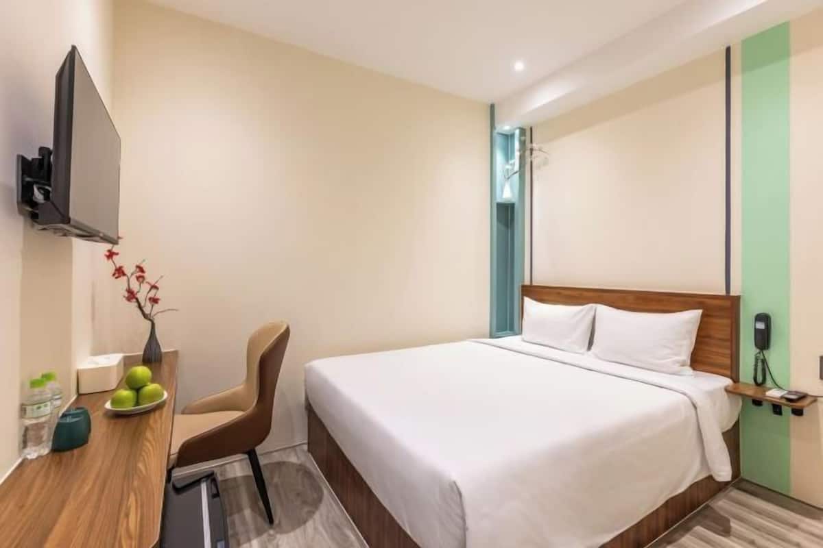 Roupas de cama antialérgicas, frigobar, quartos à prova de som