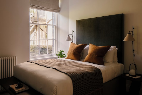 Apartamento de Luxo, vista para o jardim | 2 quartos, lençóis de algodão egípcio, roupa de alta qualidade