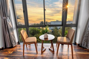 Vista para a praia ou o mar