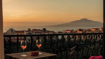 Suíte superluxo, sacada, vista para o mar | Sacada