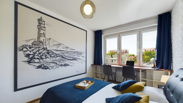 Apartamento, 2 quartos, varanda | 2 quartos, Wi-fi grátis, roupa de cama fornecida 