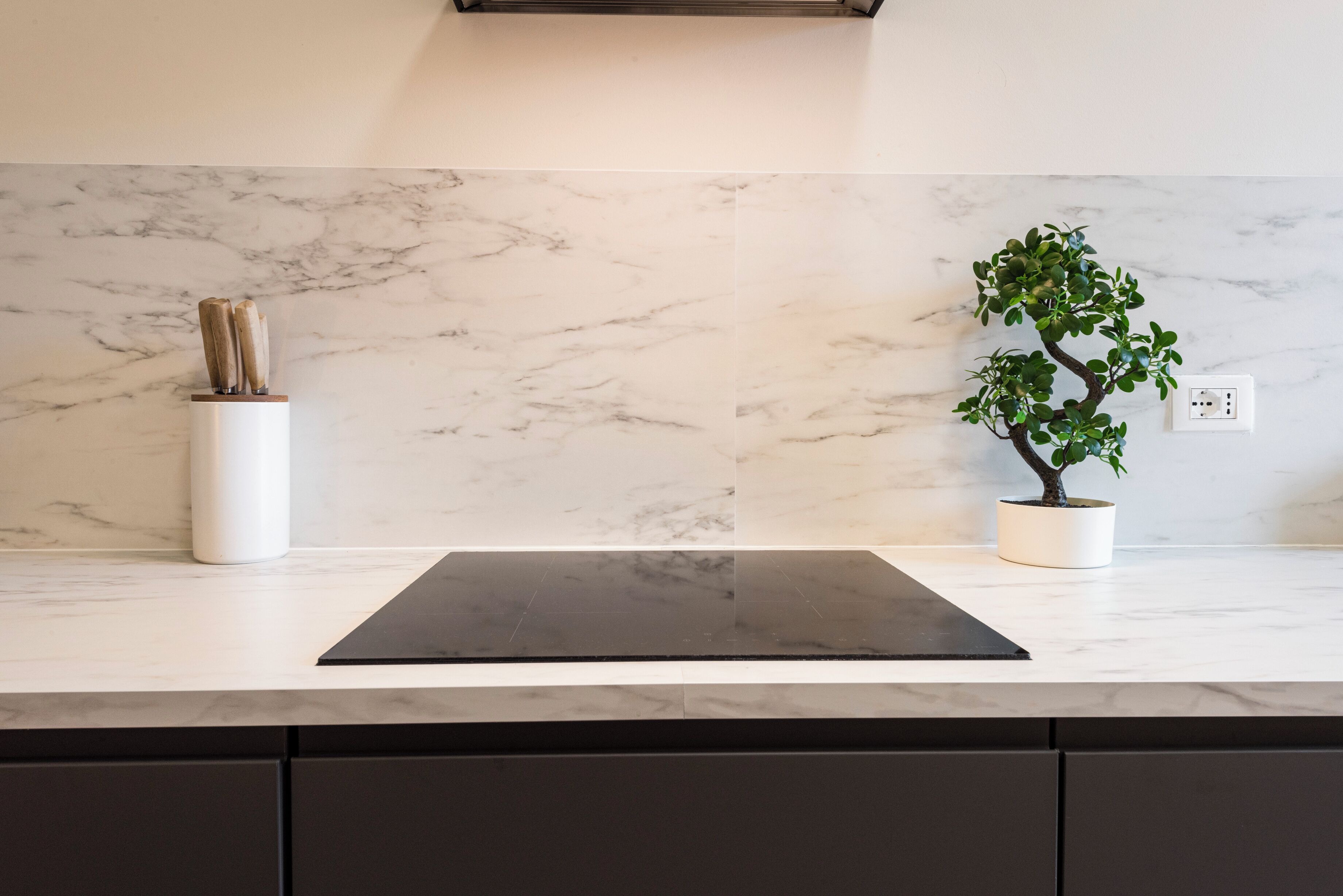 Apartamento Comfort | Cozinha privada | Um frigorífico, uma placa de cozinha, uma máquina de lavar louça 