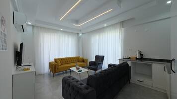 Televisor de 43 polegadas com canais via satélite