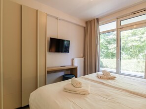 Apartamento | 1 quarto, roupa de cama