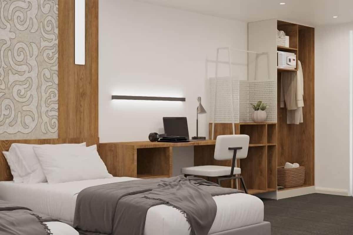 1 quarto, cofre no quarto, cortinas/cortinados opacos, Wi-fi grátis
