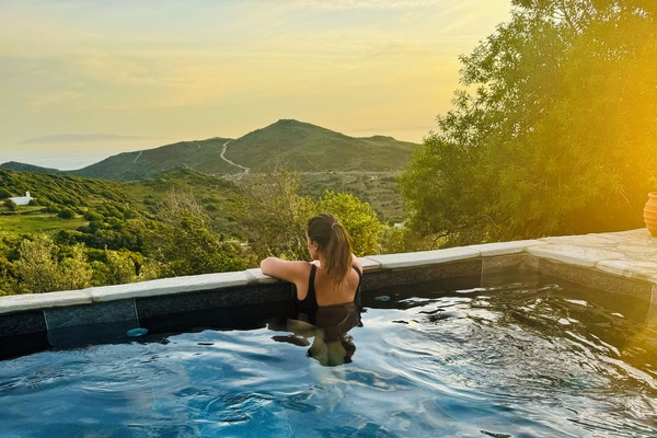 Apartamento luxo, vista para o mar | Terraço/pátio