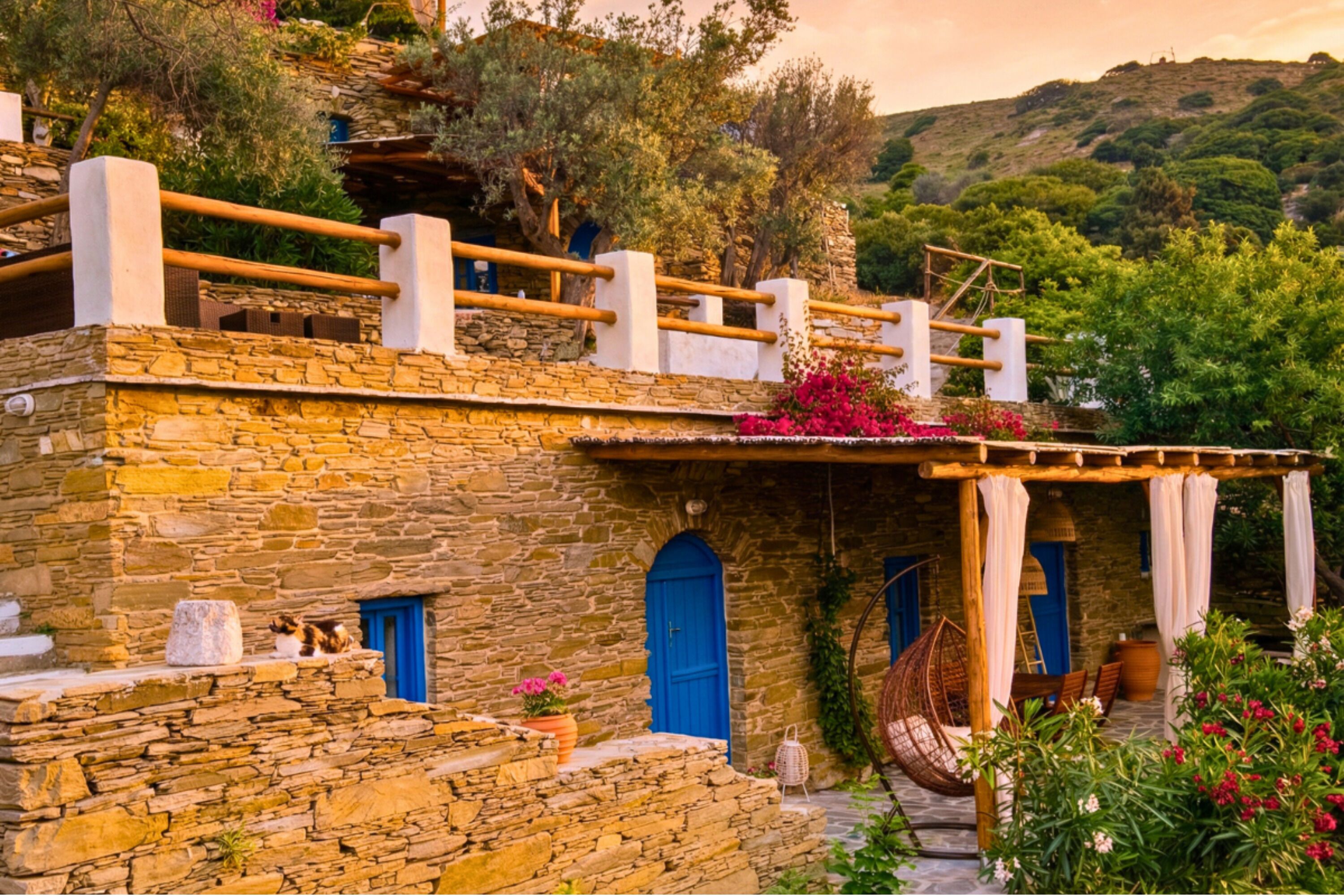 Apartamento tradicional, vista para o mar | Terraço/pátio