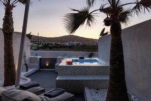 Suite Deluxe, piscina privativa, vista para o jardim | Vista da varanda