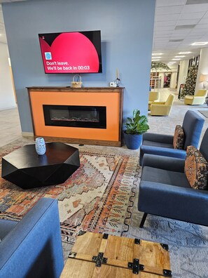 Área de estar no saguão