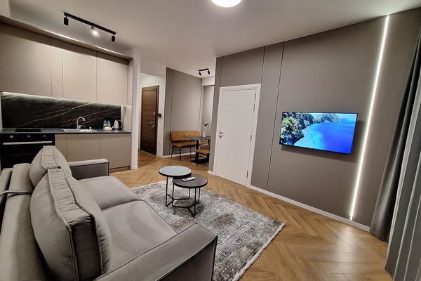 Suite Executiva, 1 quarto, varanda | Sala de estar