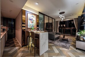 Apartamento Empresarial | Sala de estar