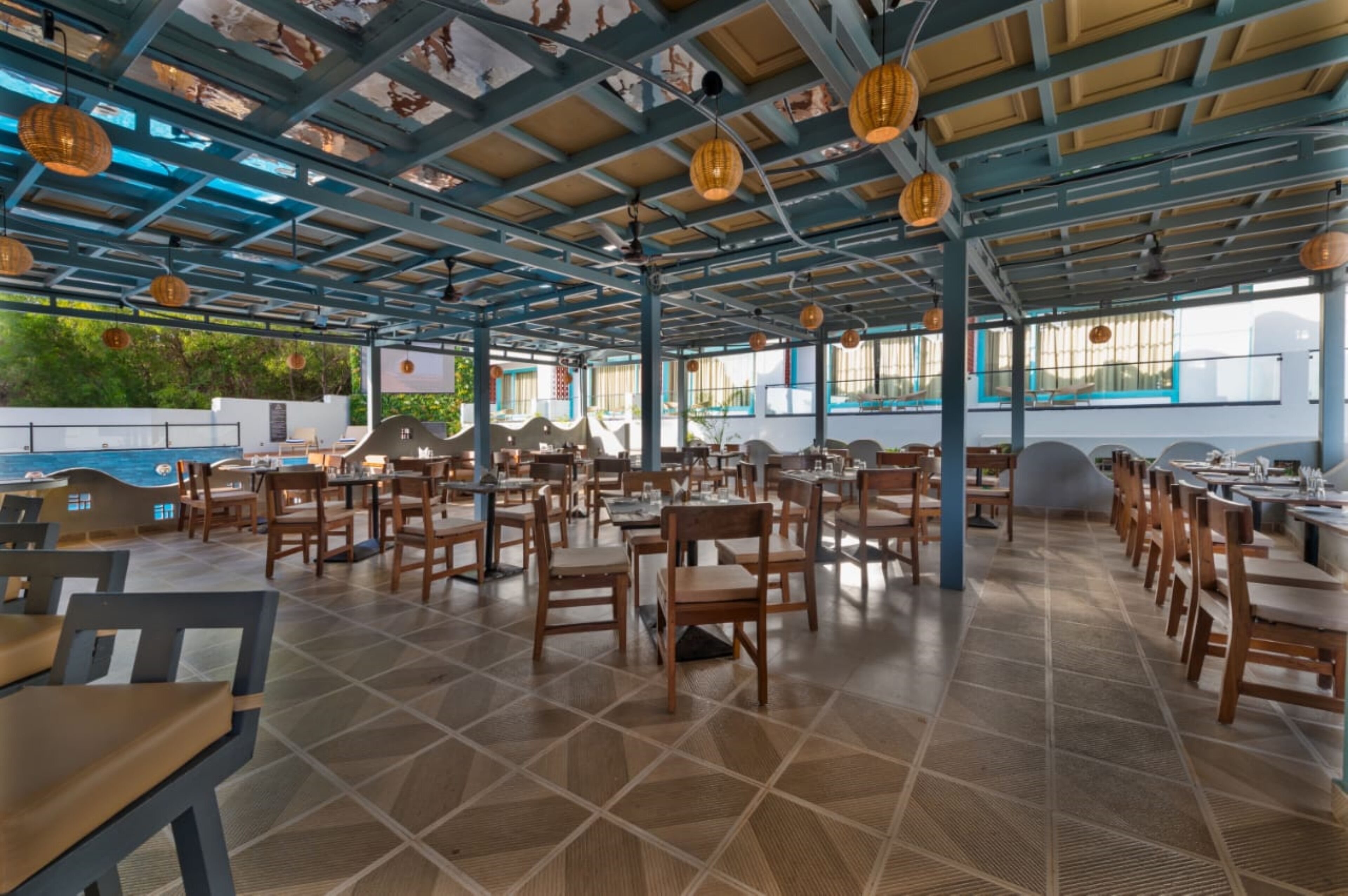 Café da manhã, almoço e jantar