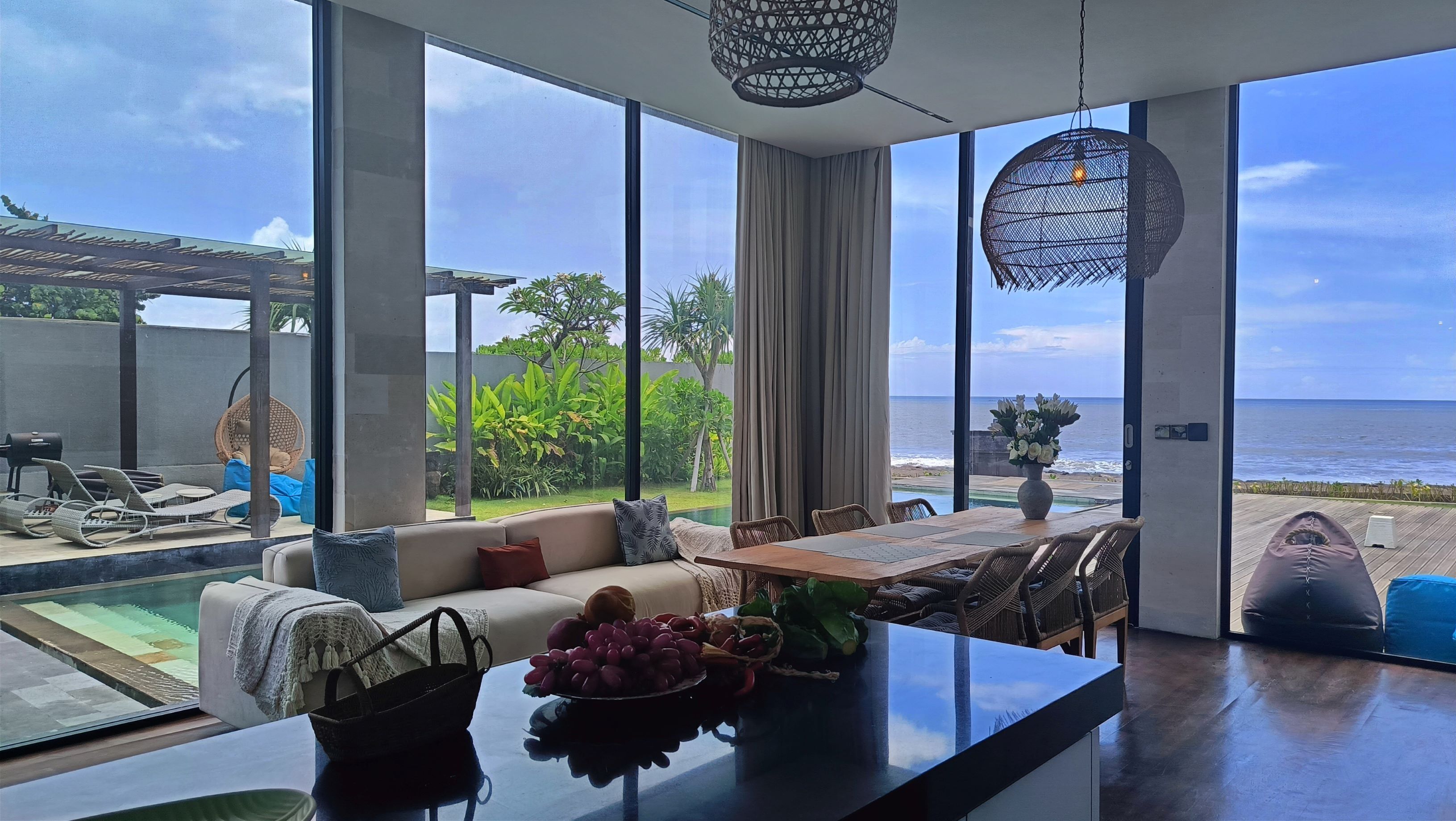 Villa de Luxo, 3 quartos, vista para a praia | Vista para a praia ou o mar