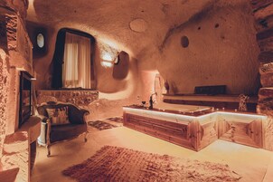 Deluxe Double Room with Jacuzzi | Sala de estar