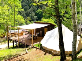 Tenda Comfort, varanda, vista para a montanha (Type A) | Terraço/pátio interior