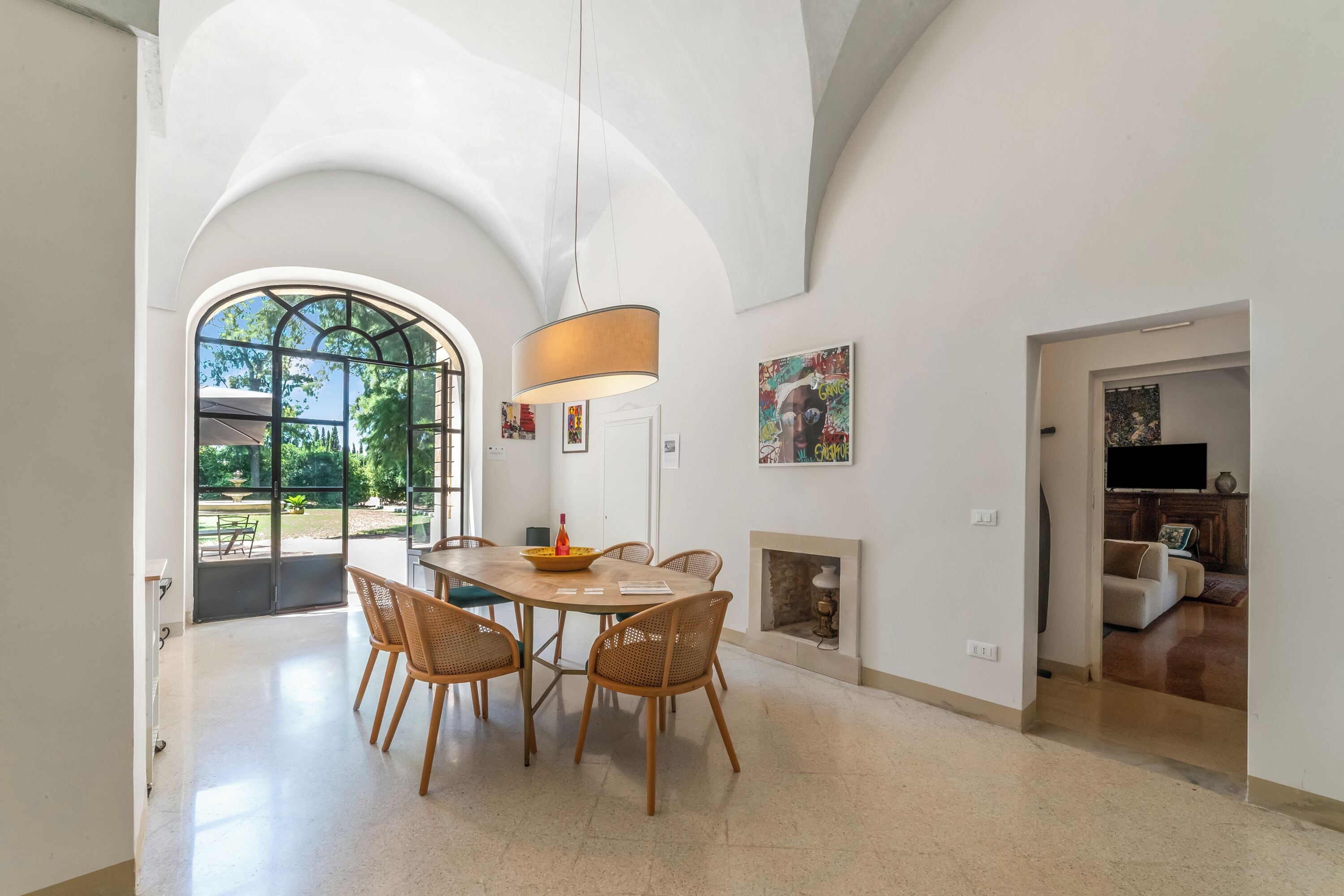 Villa Familiar, vários quartos, varanda (Villa Vallone Luxury With Pool) | Restaurantes
