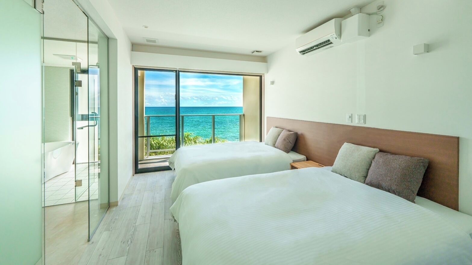 Villa Deluxe, varanda, vista para o oceano | Vista do quarto