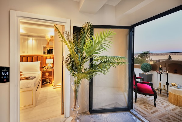 Loft Lua de Mel, 1 cama de casal | Roupa de alta qualidade, minibar, quartos insonorizados, Wi-fi grátis