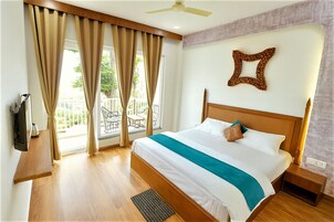 Quarto Deluxe | Roupa de alta qualidade, quartos insonorizados, Wi-fi grátis 