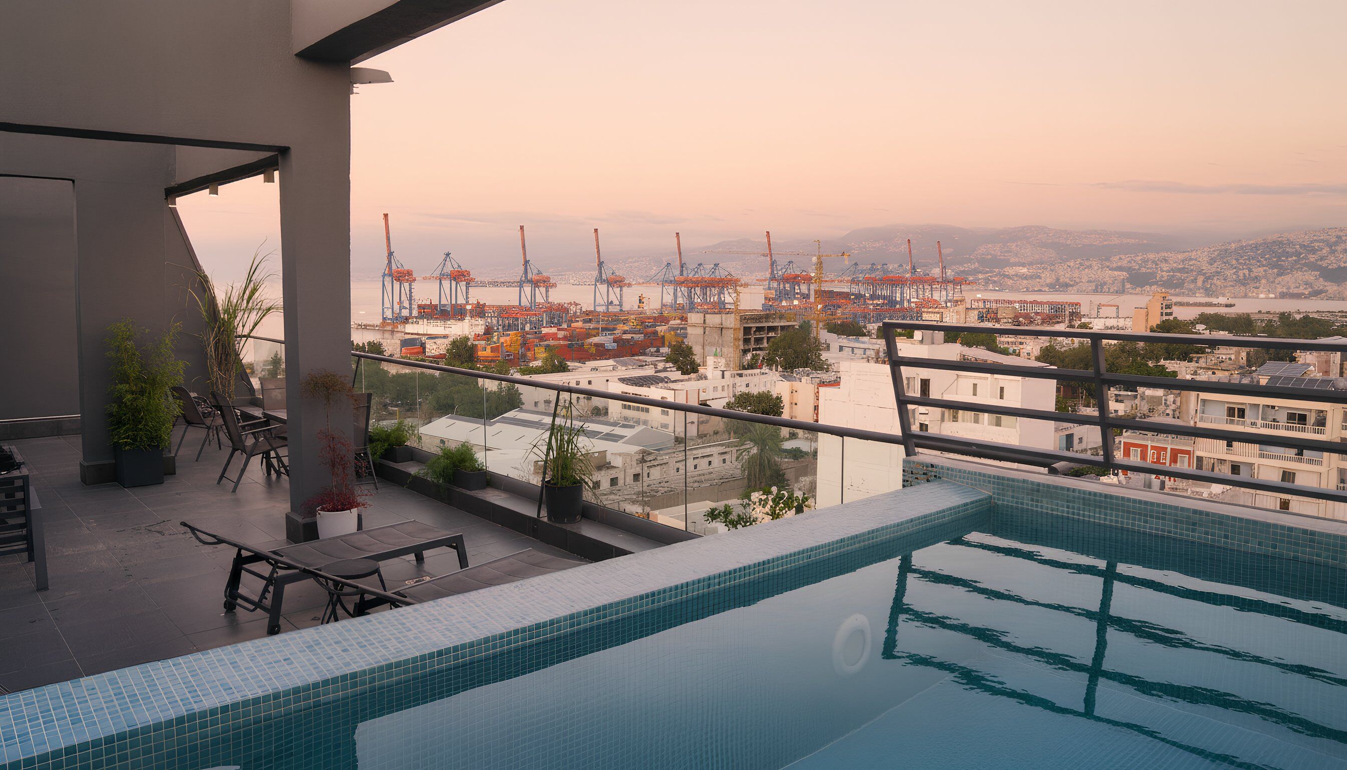 Piscina exterior sazonal 