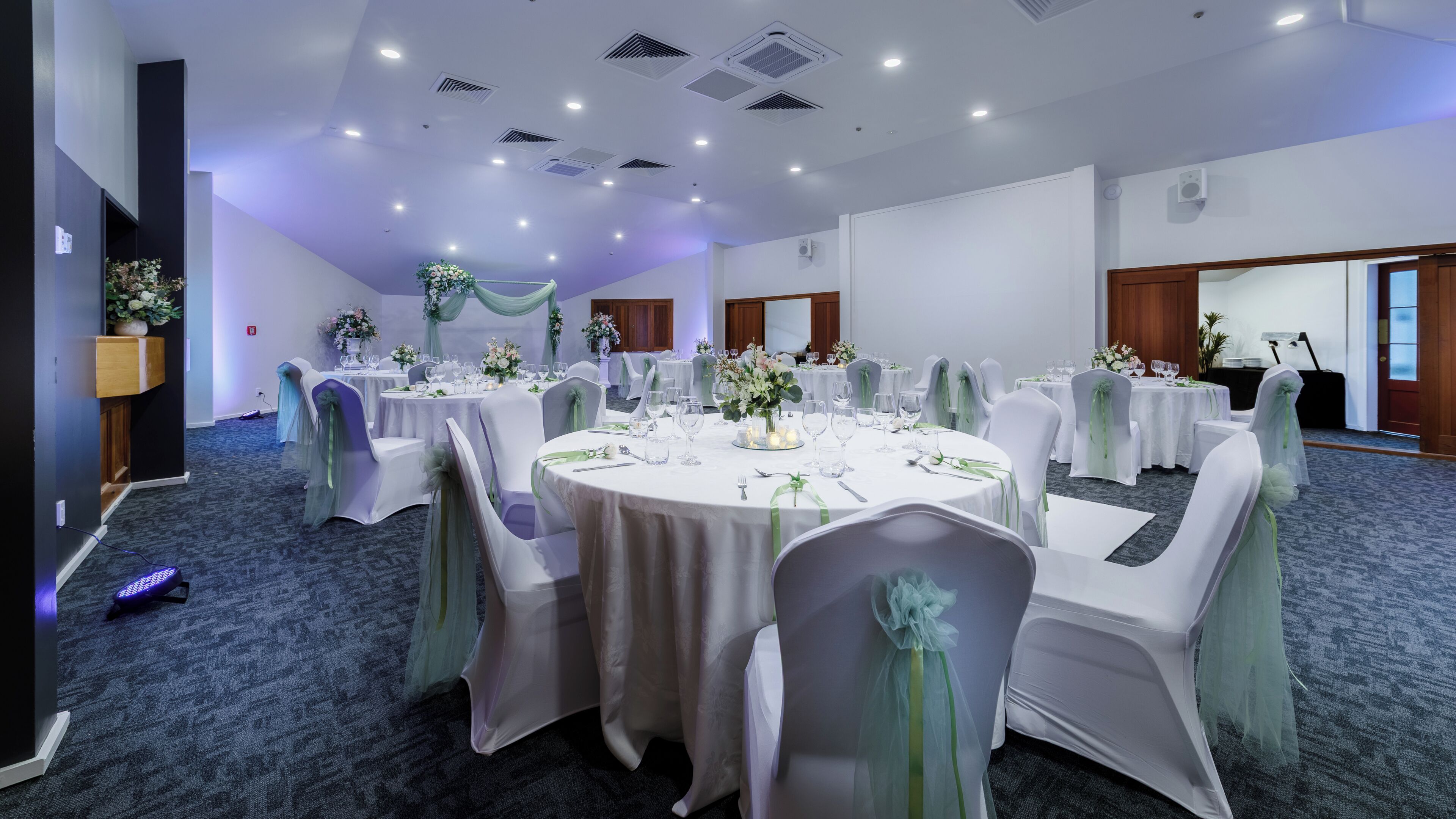 Espaço interior para casamentos