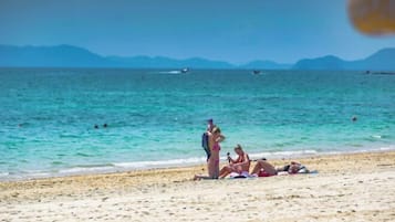 Praia particular nas proximidades, toalhas de praia