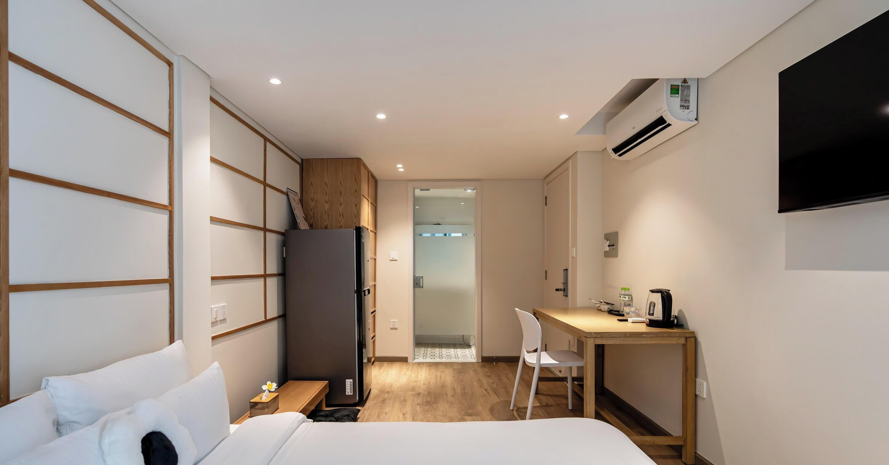 Tatami Double room | Roupa de cama fornecida 