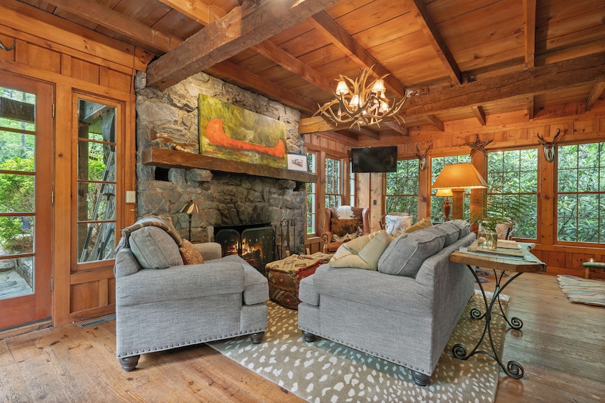 The Millhouse | The Historic Mill House On Mirror Lake And Cullasaja River - Highlands, NC