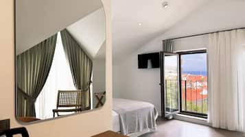 Quarto grand | 1 quarto, roupas de cama premium, frigobar, escrivaninha
