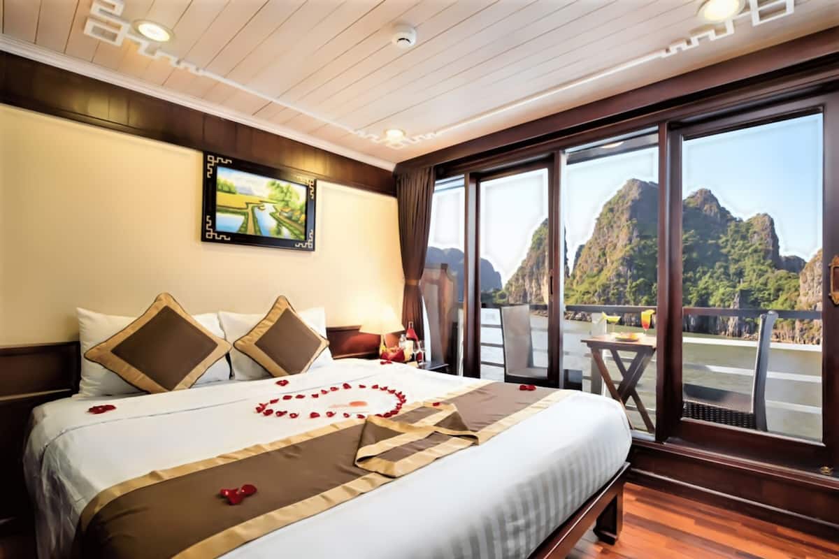 Quarto Duplo ou Twin Executivo, varanda, vista para o oceano | Roupa hipoalergénica, camas de colchão pillowtop, quartos insonorizados