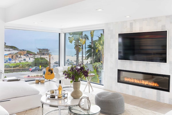 Steps To Beach+shops, Oceanview, Hot Tub+firepit Moonlight Modern By Avantstay - Carlsbad, CA