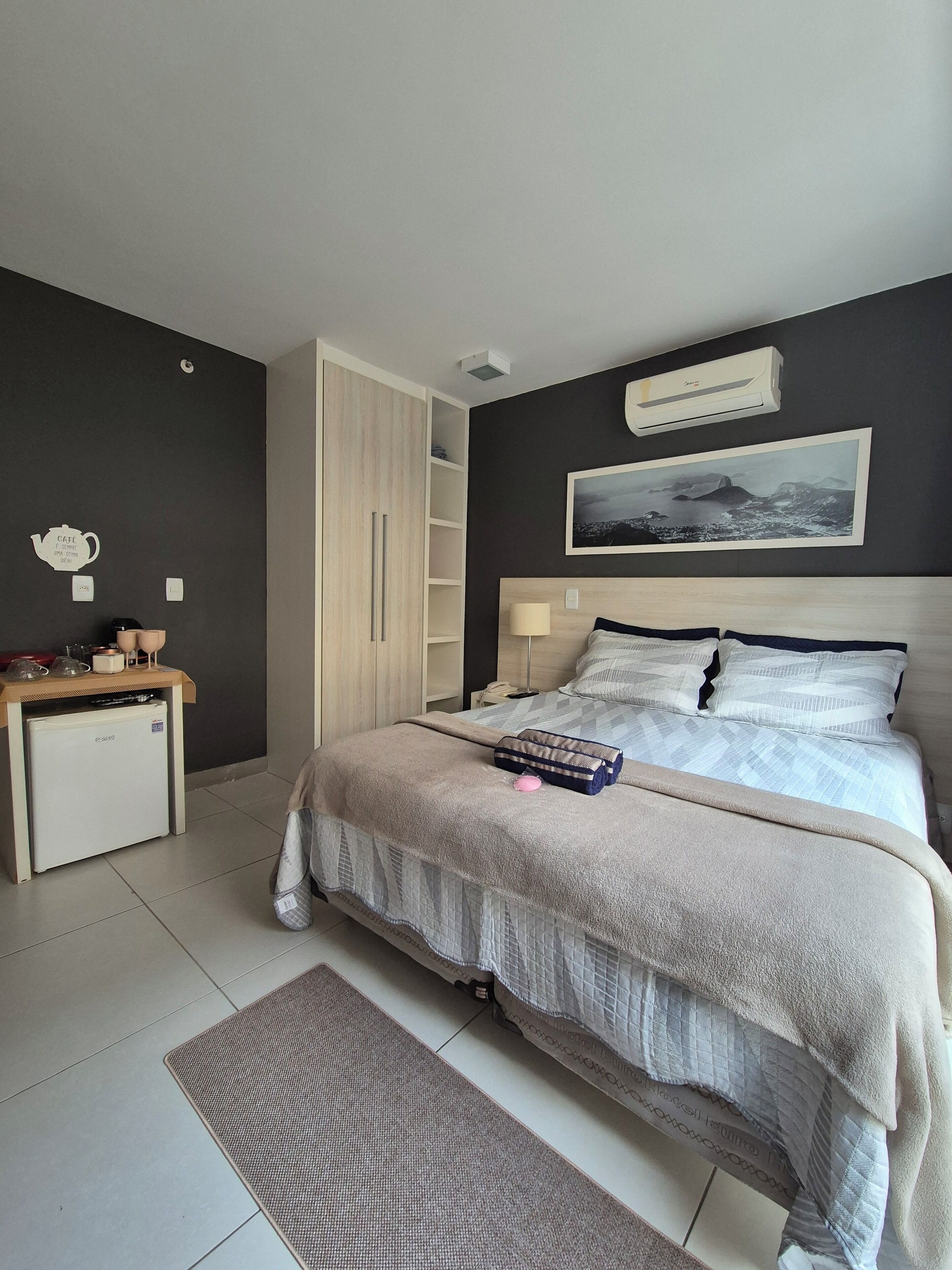 Suite-Estúdio de Luxo, não fumadores, Vista para a cidade | Quartos insonorizados, Wi-fi grátis 