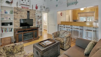 Casa, várias camas, pátio, vista para o jardim (Bella Vista) | Sala de estar