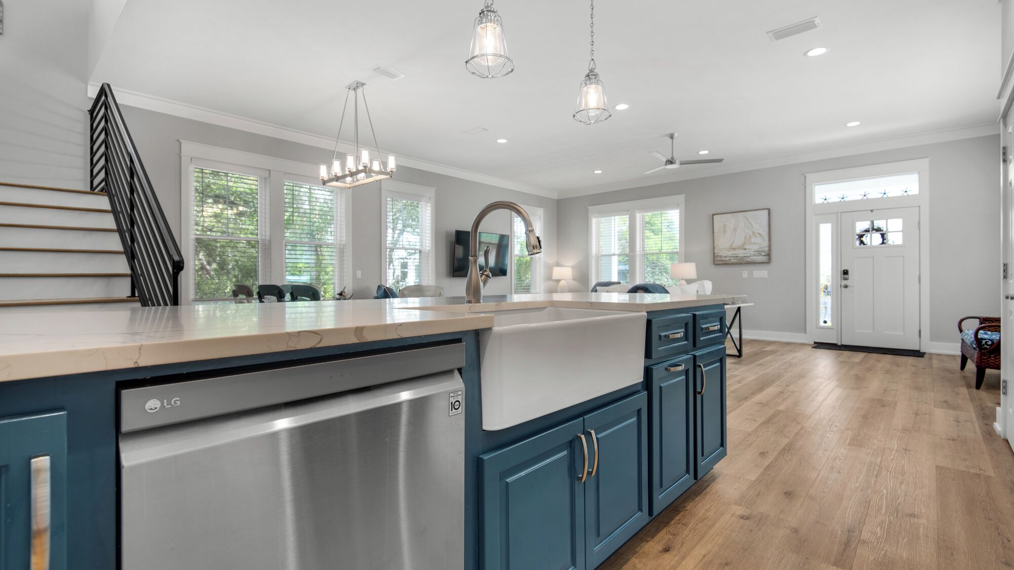 Casa, várias camas, pátio, vista para o jardim (Seagrove Serenity) | Cozinha privada