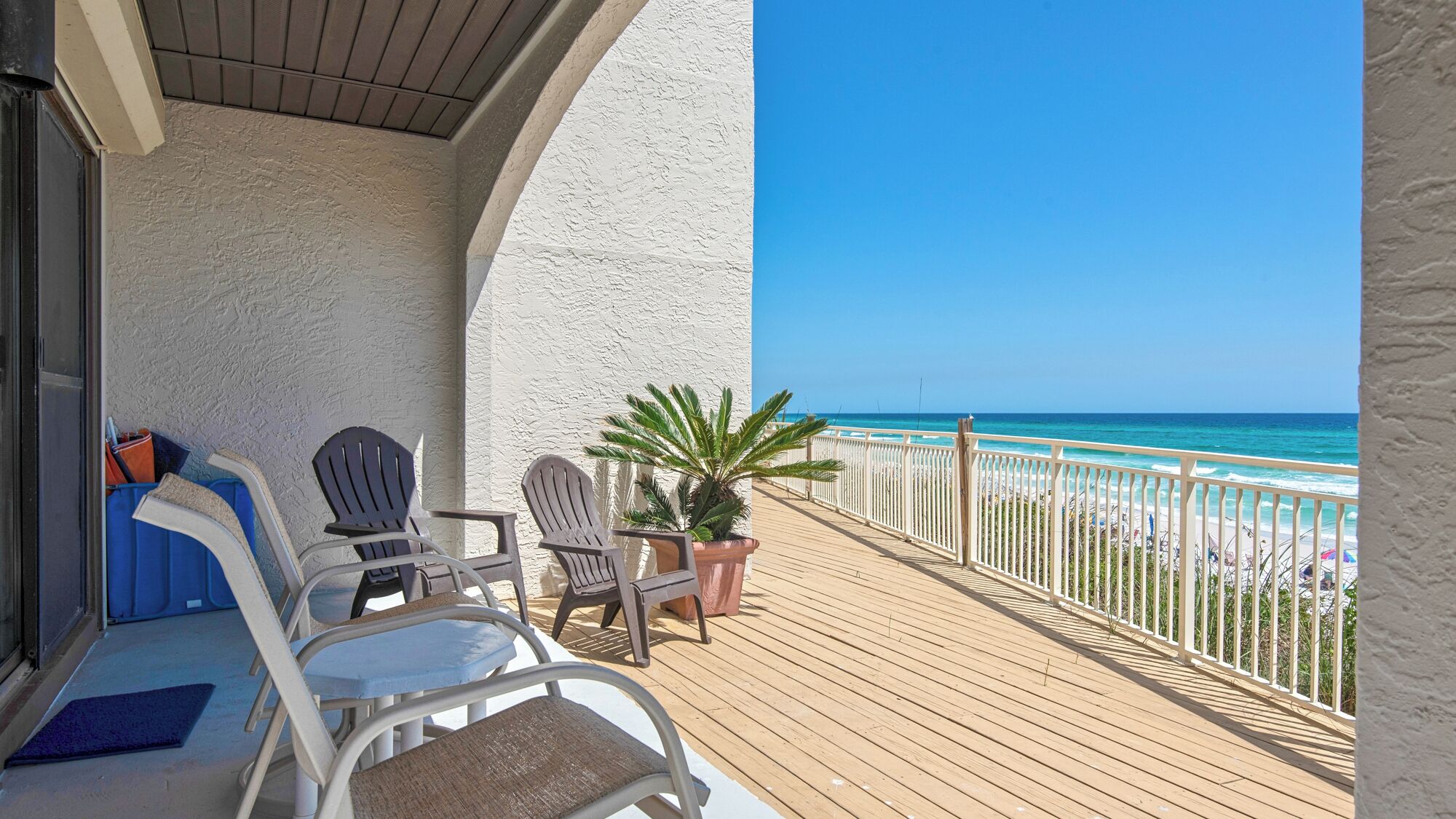 Apartamento em Condomínio Fechado, 1 cama king-size e sofá-cama, pátio (Dune Villas 5A) | Vista do quarto