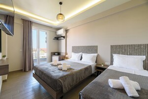 Apartamento Familiar, vista para o jardim | 1 quarto, cofre no quarto, com decoração personalizada
