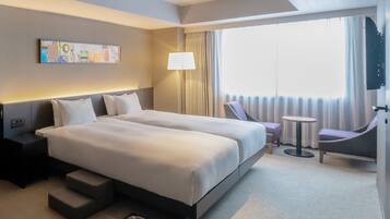 Quarto duplo premier, para não fumantes (Dog Friendly) | Edredons de pluma, cofres nos quartos, cortinas blackout