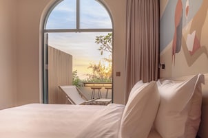 Quarto Clássico, terraço, vista para o oceano | Berços/camas para crianças grátis, Wi-fi grátis