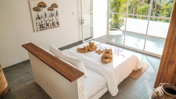 Roupa de alta qualidade, camas de colchão Tempur-Pedic, minibar