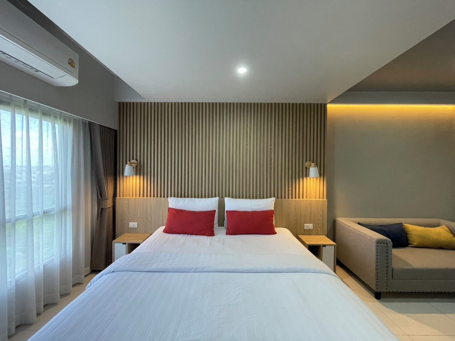 Deluxe King Studio | Secretária, camas desdobráveis, Wi-fi grátis, roupa de cama fornecida 