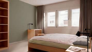 1 quarto, quartos insonorizados, Wi-fi grátis, roupa de cama fornecida
