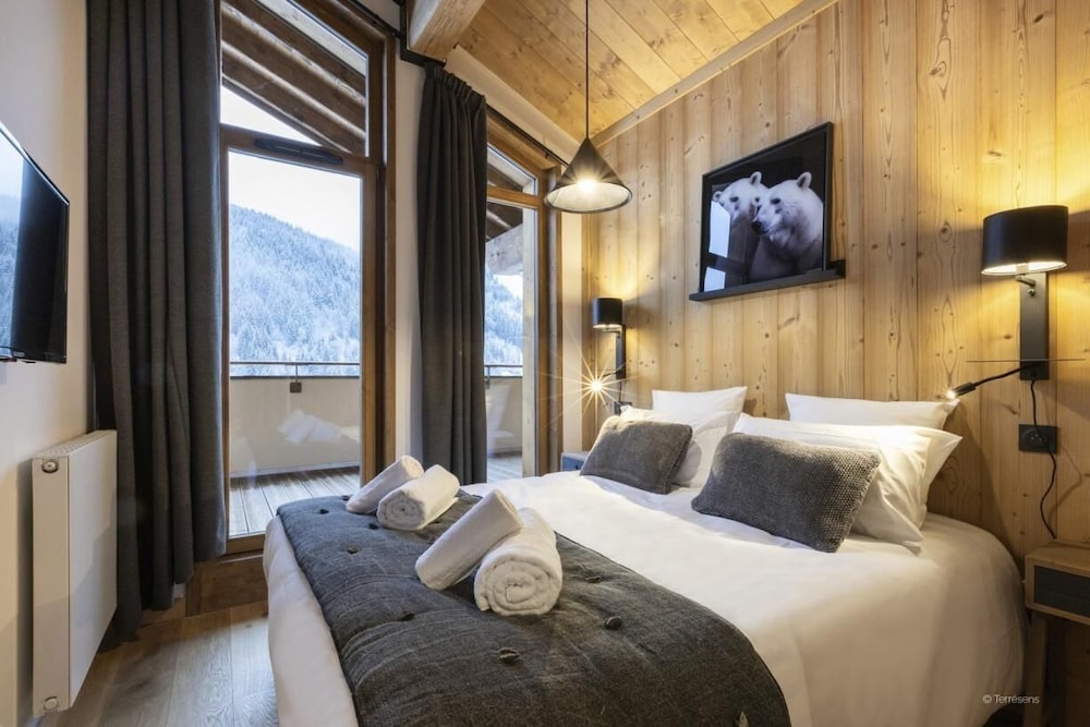 Wifi, 50m From Resort Center, View Mountain, Balcony, Parking, Tv, Ski Locker, 77m² - Châtel