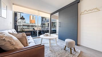 Apartamento | Sala de estar | Smart TV de 43 polegadas com canais digitais